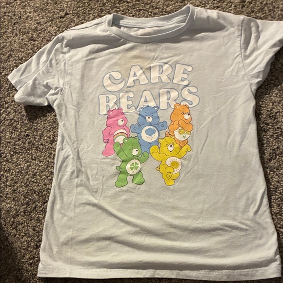 Shirts & Tops | Care Bears Kids Light Blue Tshirt | Poshmark
